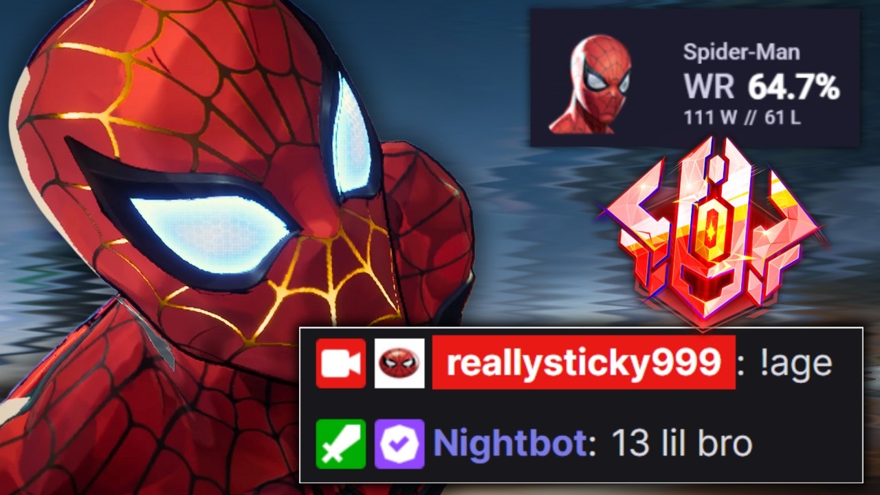 13 YEAR OLD SPIDER-MAN PRODIGY | MARVEL RIVALS - YouTube