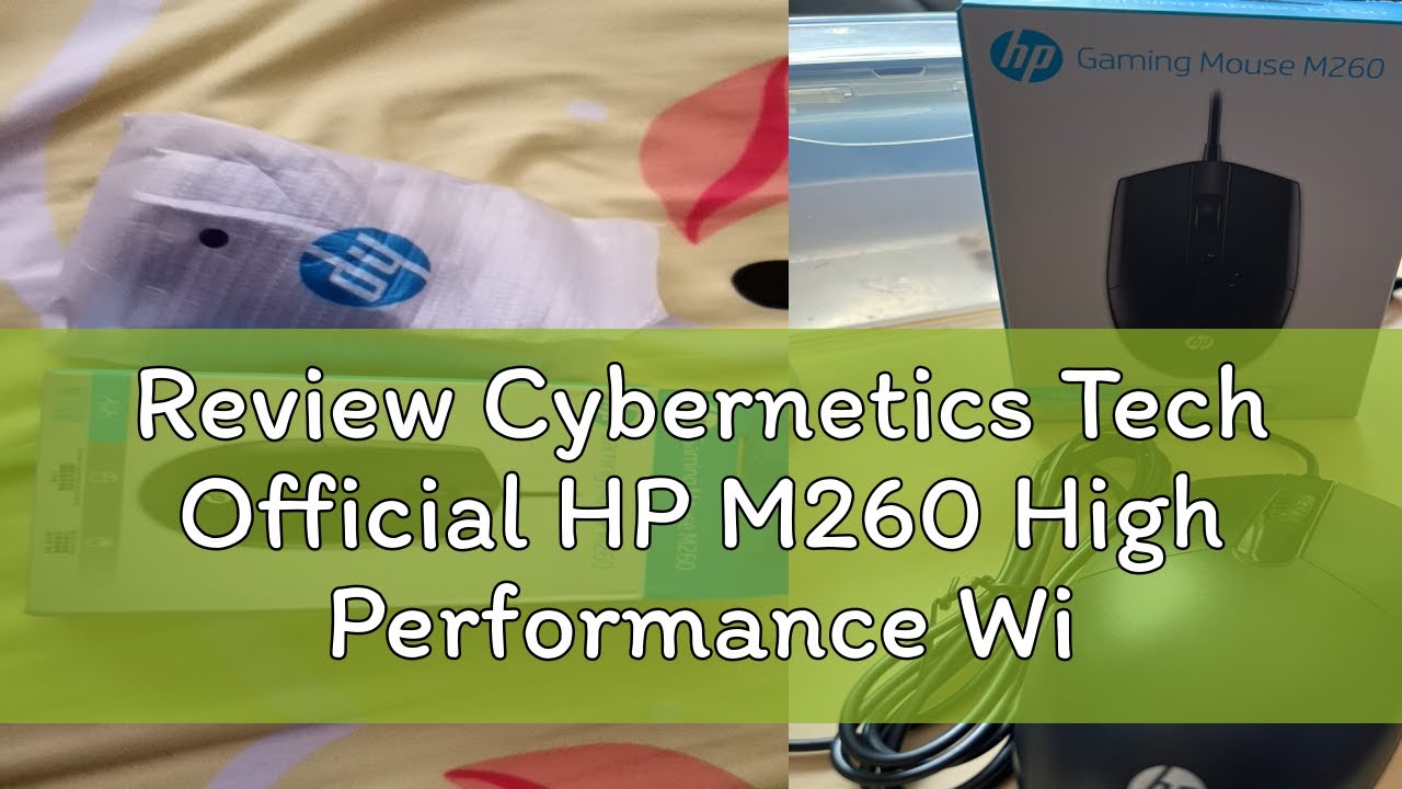 Review Cybernetics Tech Official HP M260 High Performance Wired USB ...