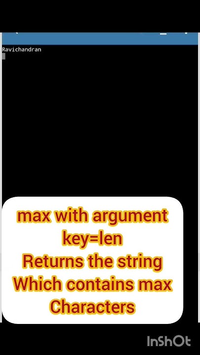 Max With And Without Argument In Python Pythontutorial Pythontutorial Python3 