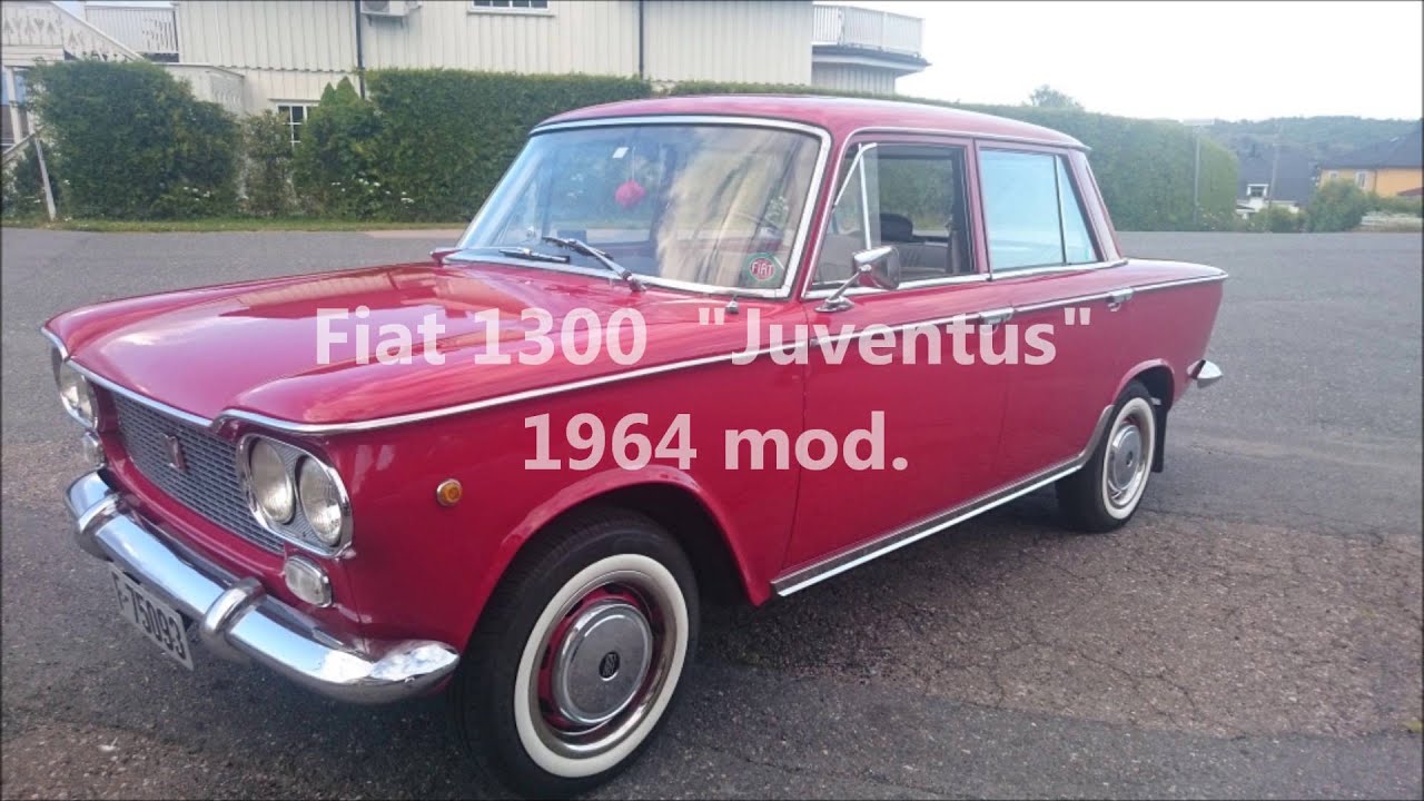 Fiat 1300 "Juventus" 1964 modell - YouTube