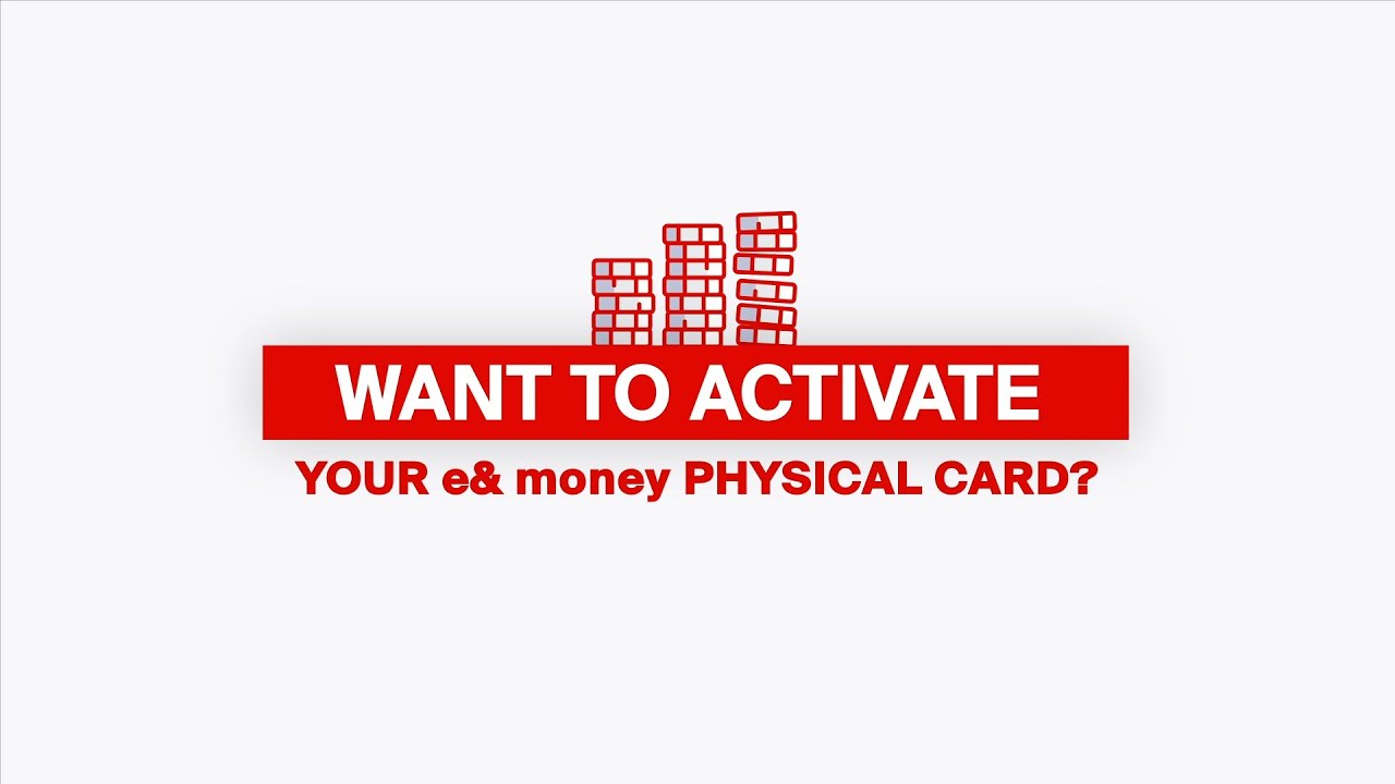 How to Activate your e& money Physical Card - YouTube