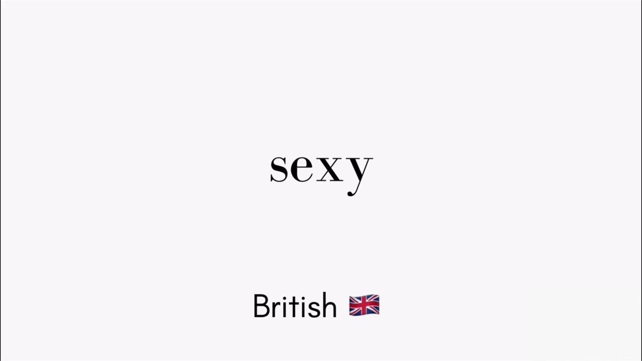 How To Pronounce “sexy” In British And American English Youtube