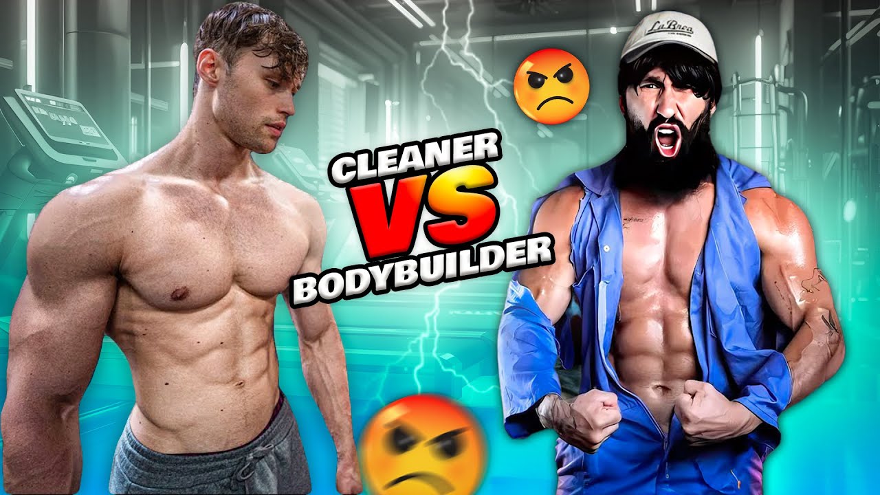 BODYBUILDER VS CLEANER 💪🔥 Anatoly GYM PRANK - YouTube