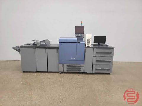 Konica Minolta C8000 Bizhub Digital Press - 012523132040D - YouTube