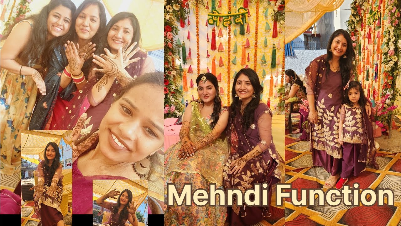 Mehndi Function!! Sister's Mehndi Function in Dehradun!! Wedding ...