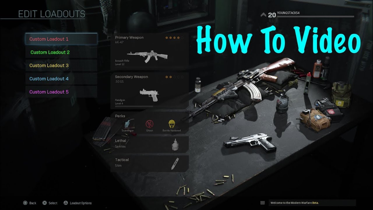 How to Change Custom Class colors (Modern Warfare) - YouTube