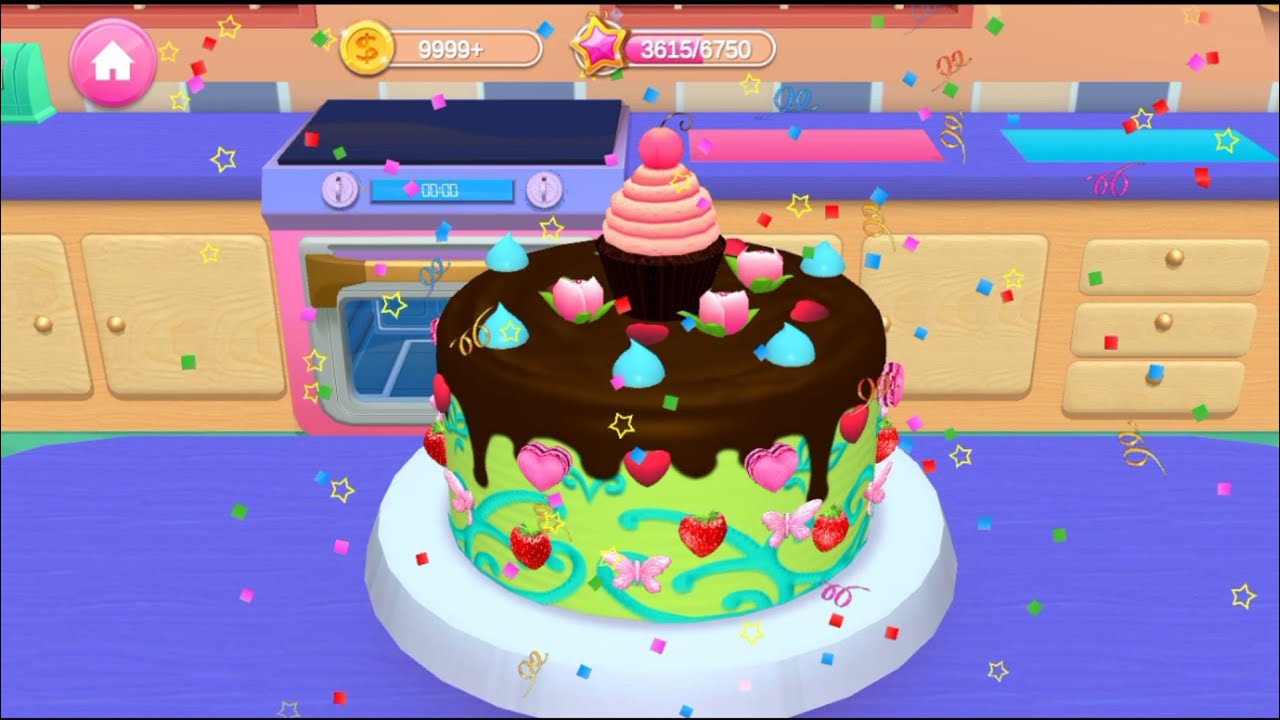 Fun 3D Cake Cooking Game- My Bakery Empire Color, Decorate Serve Cakes ...