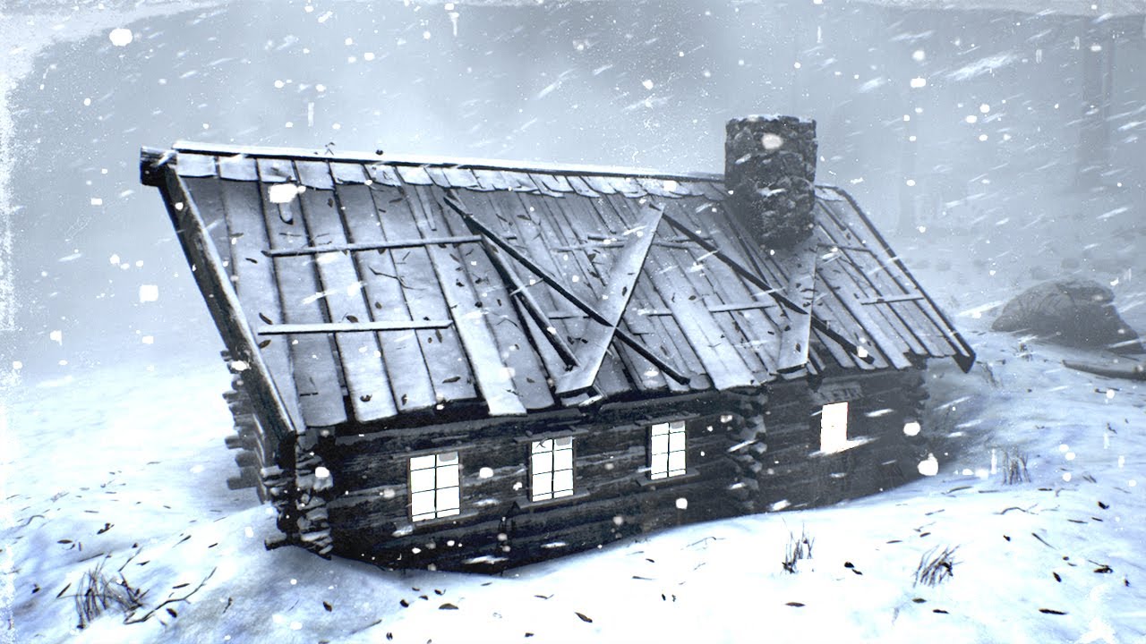 Frozen Arctic Station: Surviving a Scary Snowstorm in a Cozy Winter Hut ...