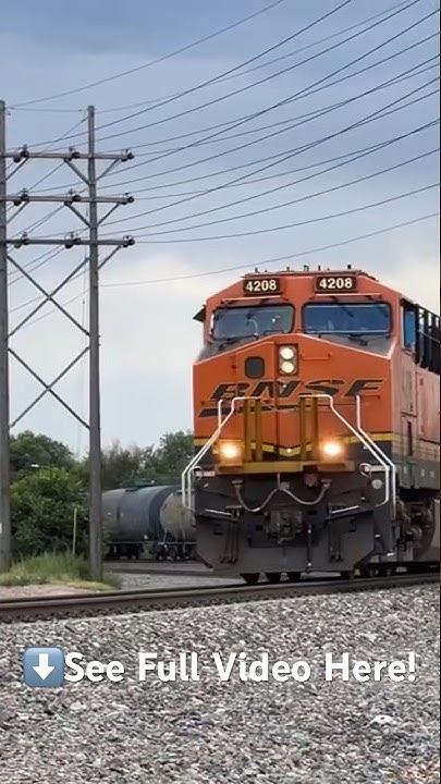 BNSF 4208 Manifest - YouTube