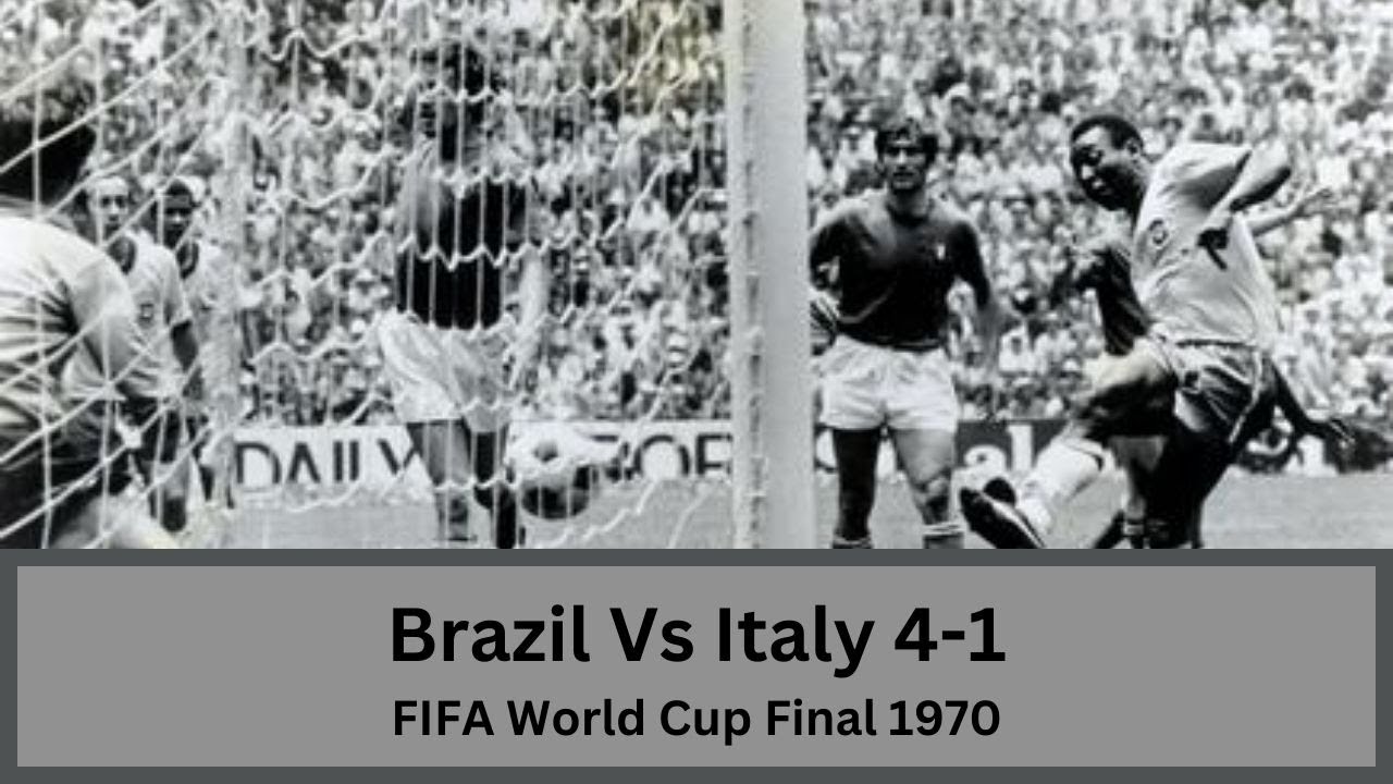 Brazil Vs Italy 4-1 Extended Highlights || FIFA World Cup Final 1970 ...
