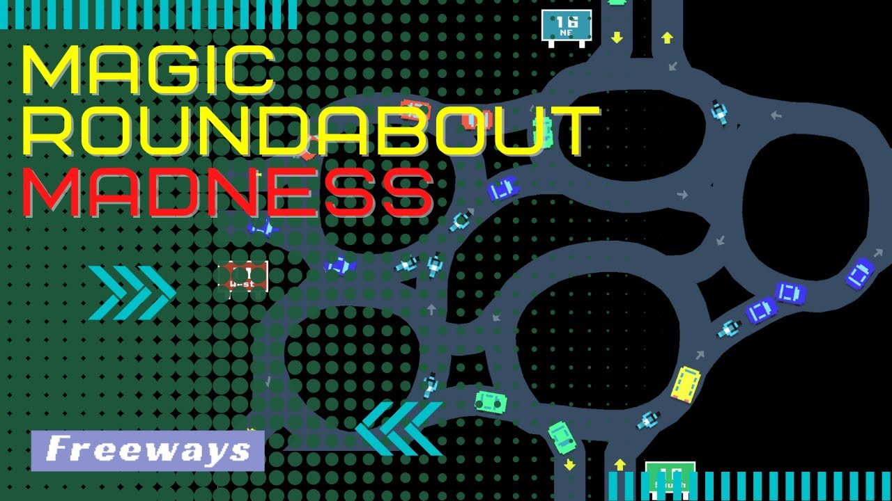 MAGIC ROUNDABOUT MADNESS in FREEWAYS! (EP20) - YouTube