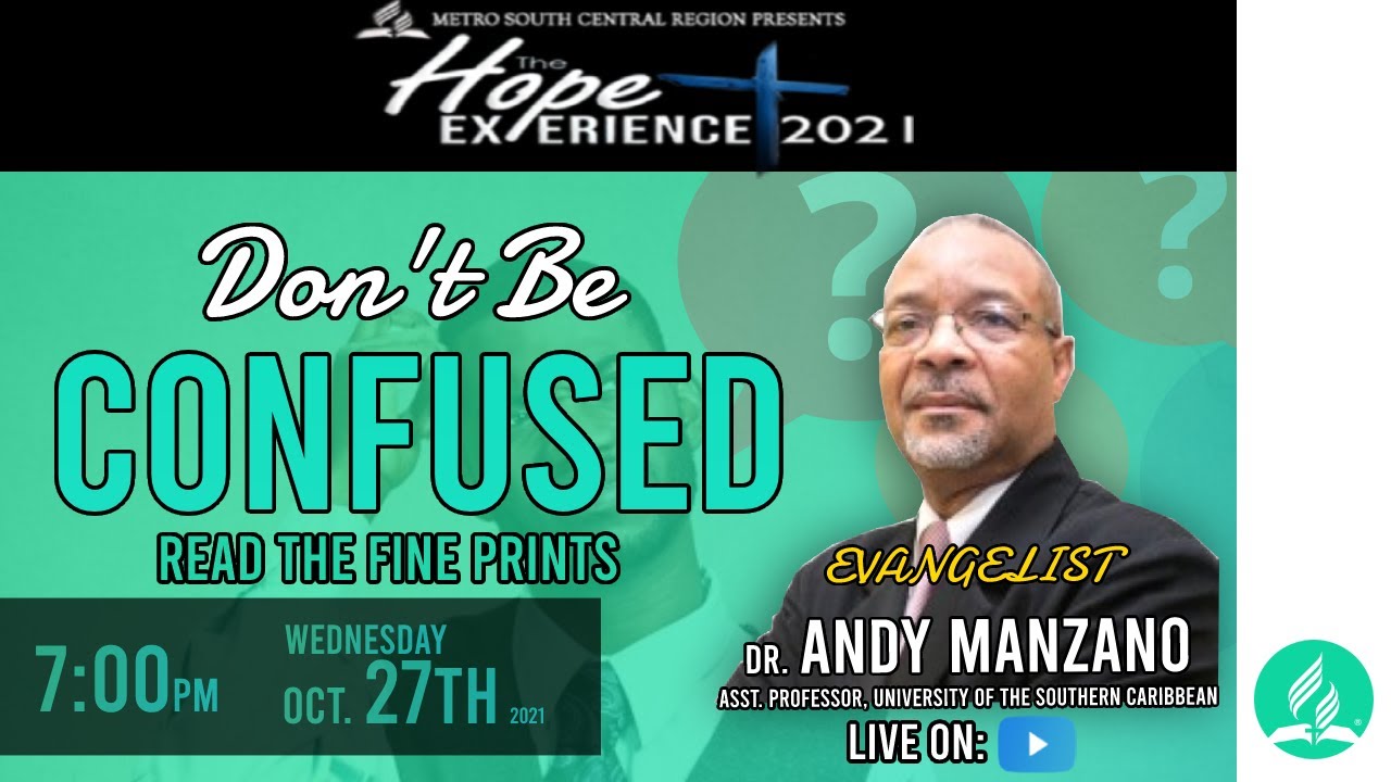 #TheHopeExperience - "Don't Be Confused: Read the Fine Prints" w/ Dr ...