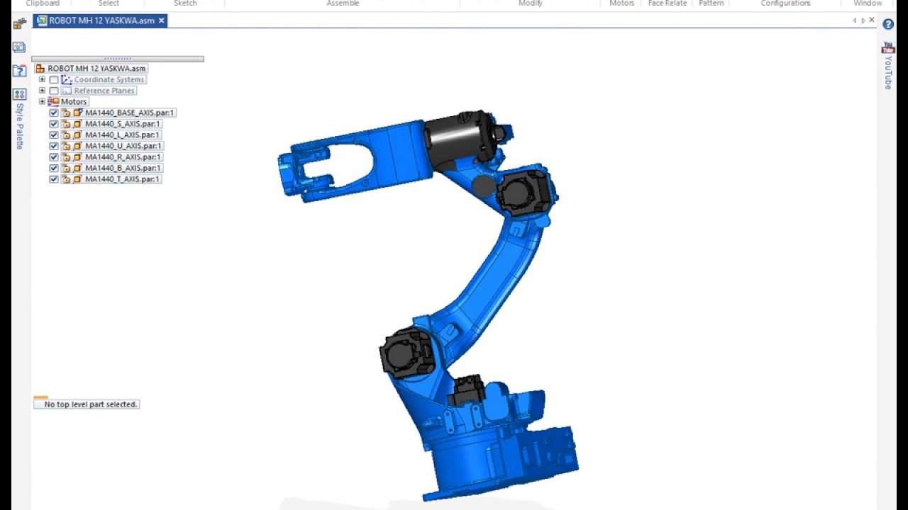 How to Animate Robot in Solid Edge - By CadX - YouTube