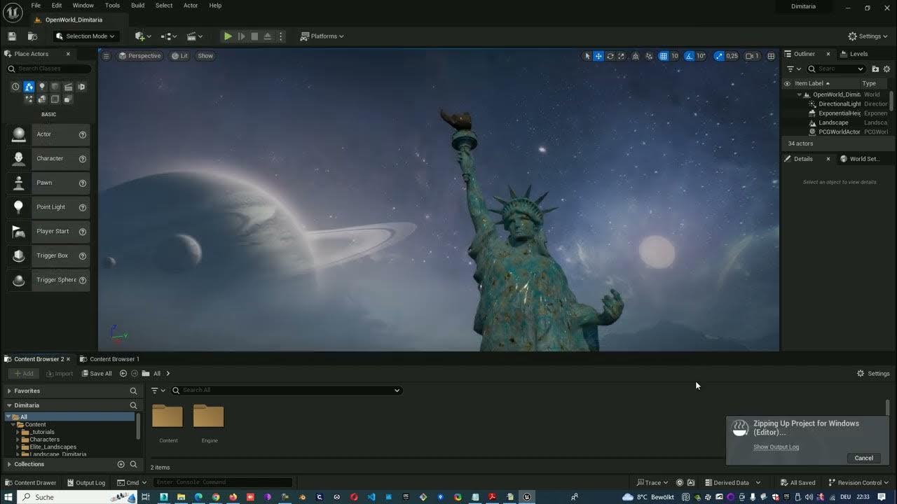 How to zip an unreal engine project ( unreal engine video tutorial ...