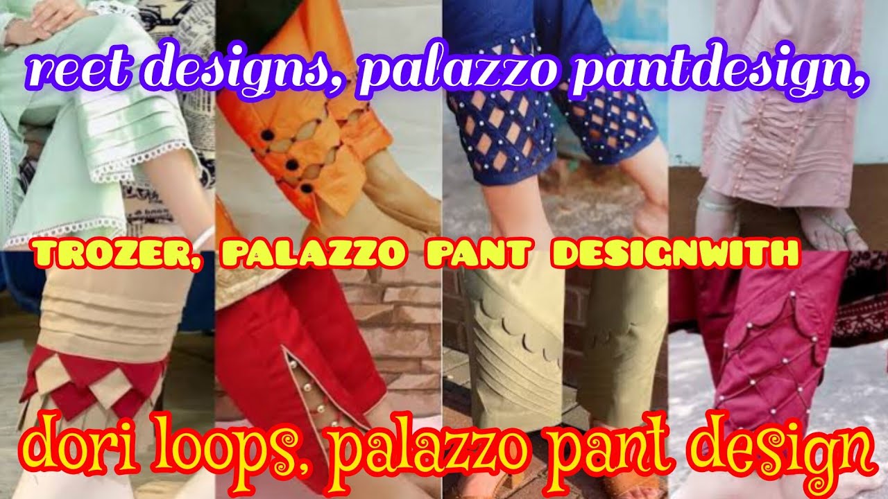 reet designs, palazzo pantdesign,trozer, palazzo pant designwith dori ...