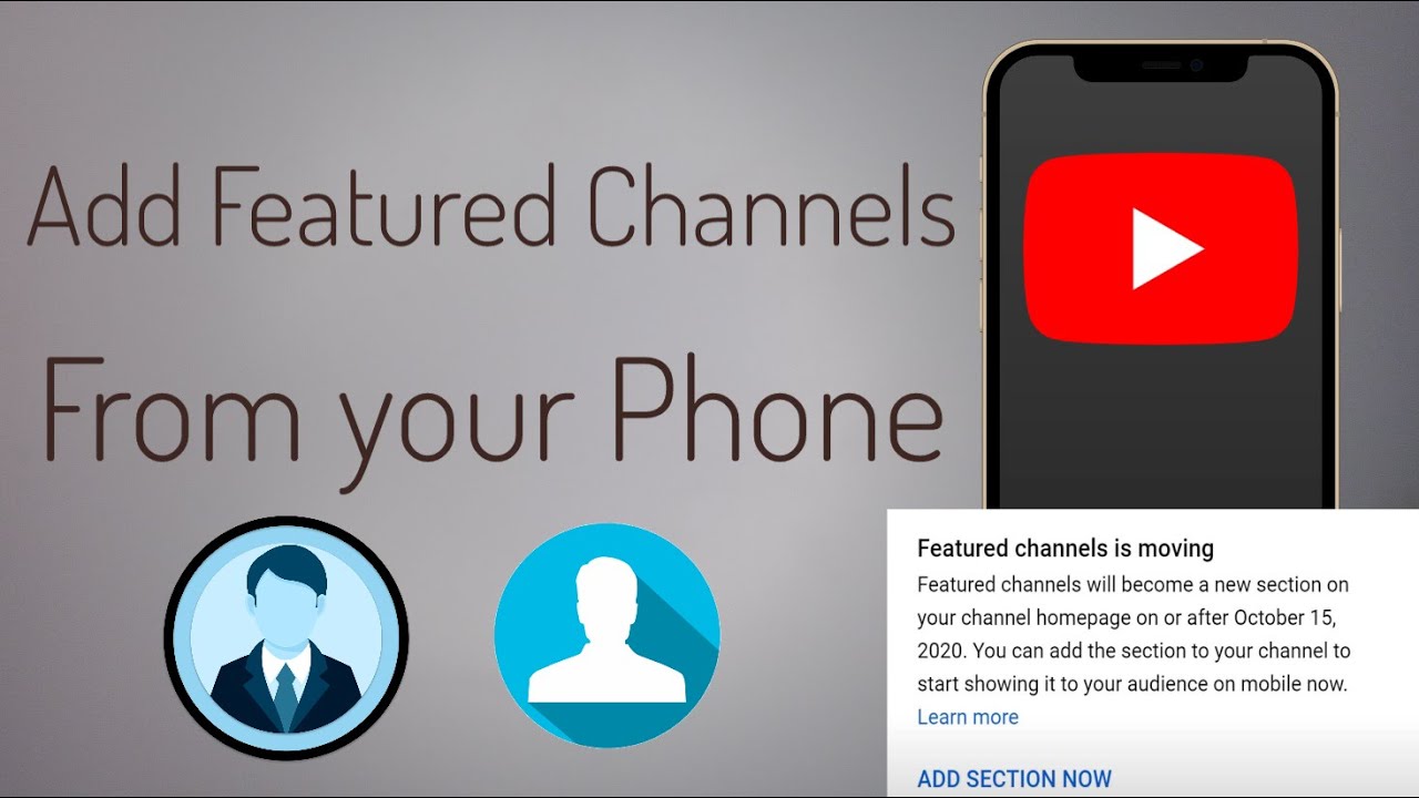 How to add featured channels on YouTube 2021 - YouTube