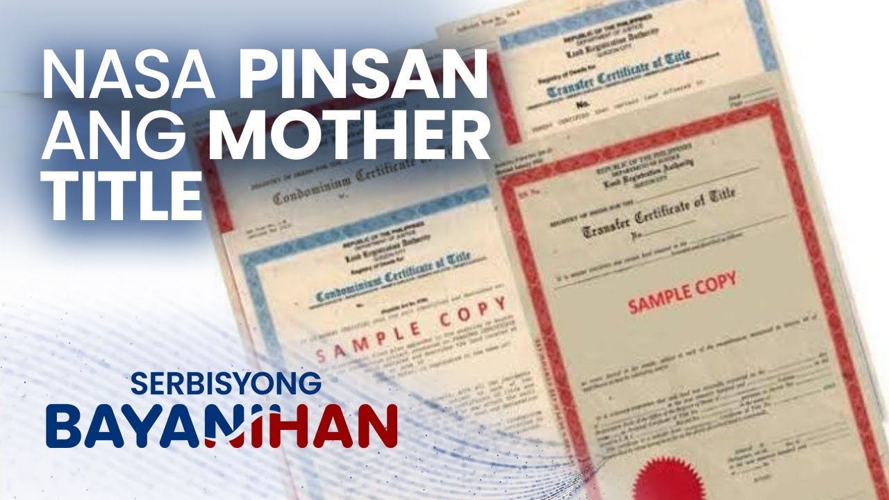 Ano ang dapat gawin para makuha ng anak ang parte ng lupa ng inang ...