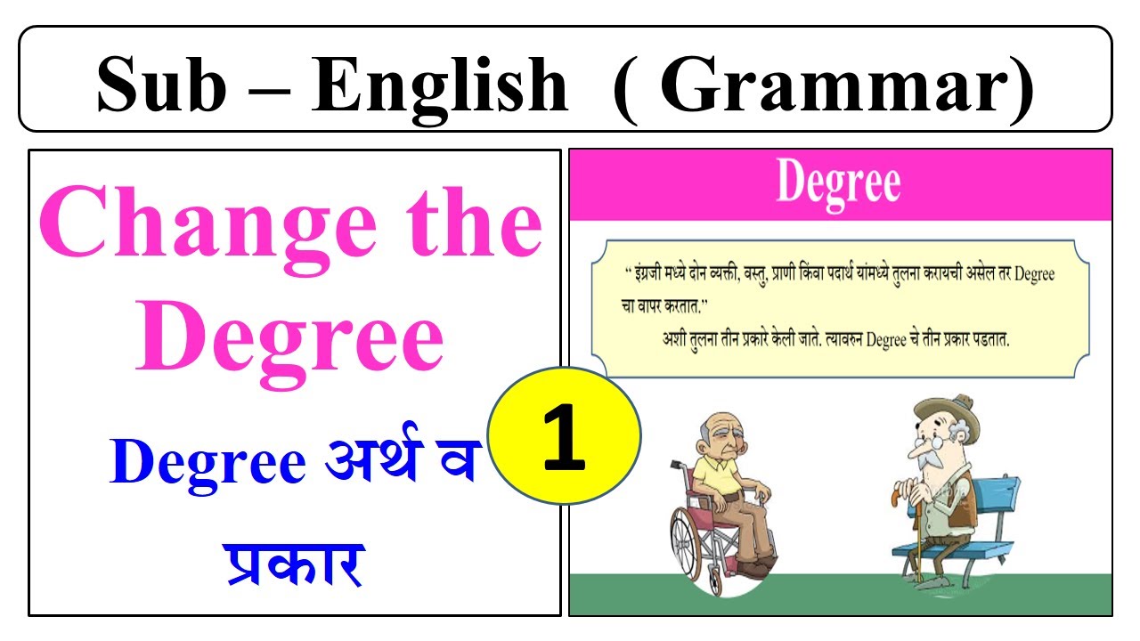 Change the Degree || English Grammar || Degree meaning and types - YouTube