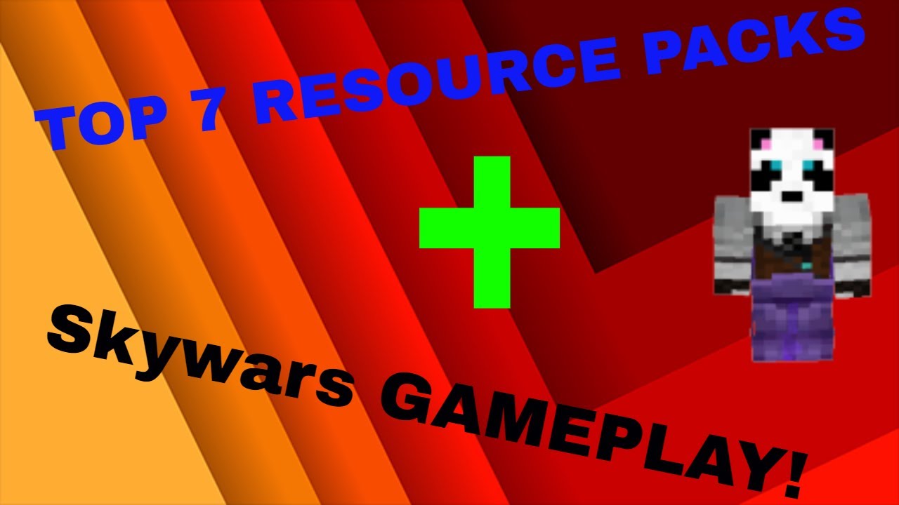 Top 7 RESOURCE PACKS! + Skywars gameplay! - YouTube