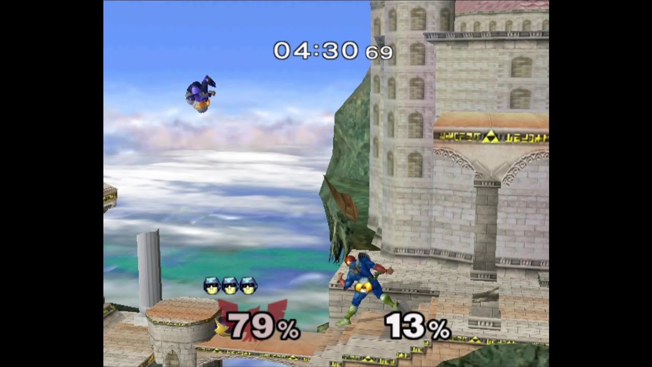 YugiMon Plays Super Smash Bros Melee: Classic Mode Captain Falcon - YouTube
