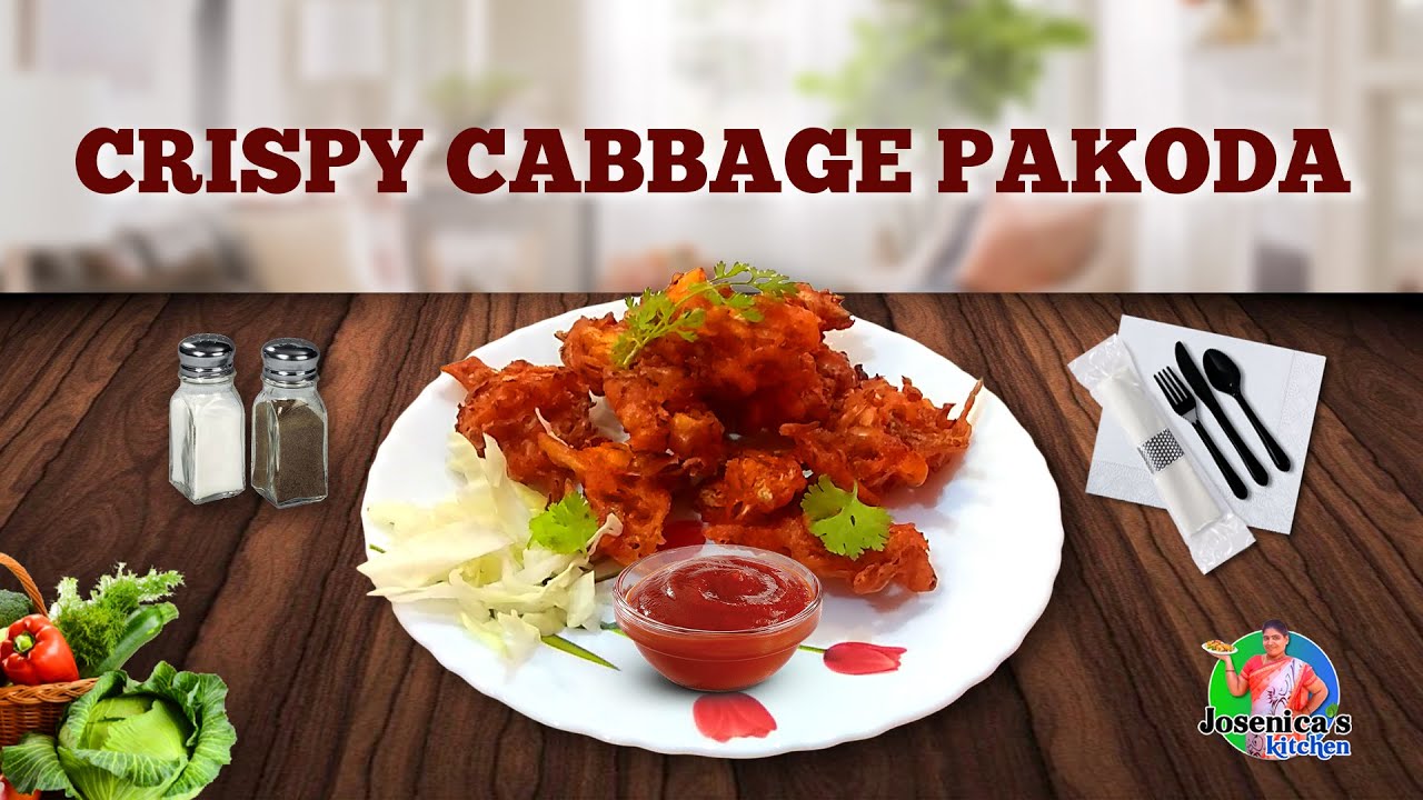 Crispy Cabbage Pakoda I Muttaikose pakoda I patta gobi pakora I Elekosu ...