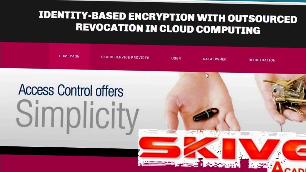 Identity-based Encryption with Outsourced Revocation in Cloud Computing - YouTube