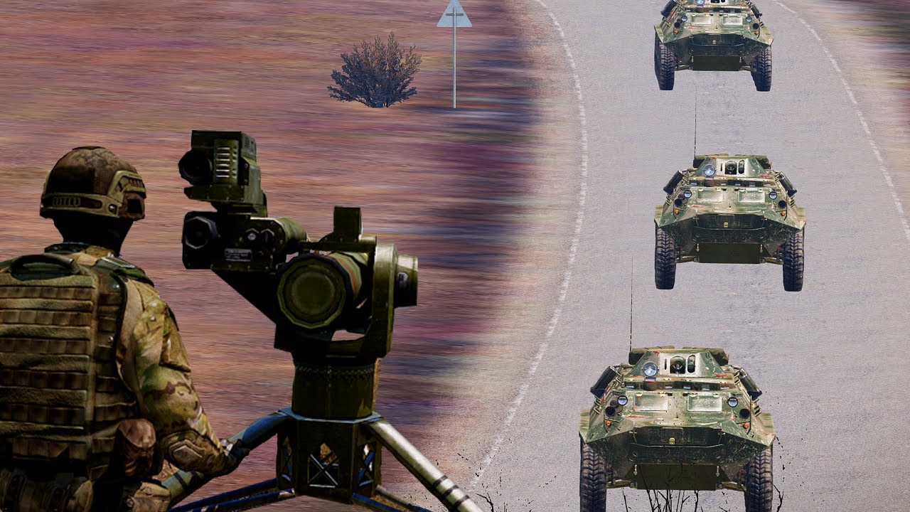 Russian Convoy Ambushed and Destroyed | AT Launcher | ARMA 3: Milsim ...