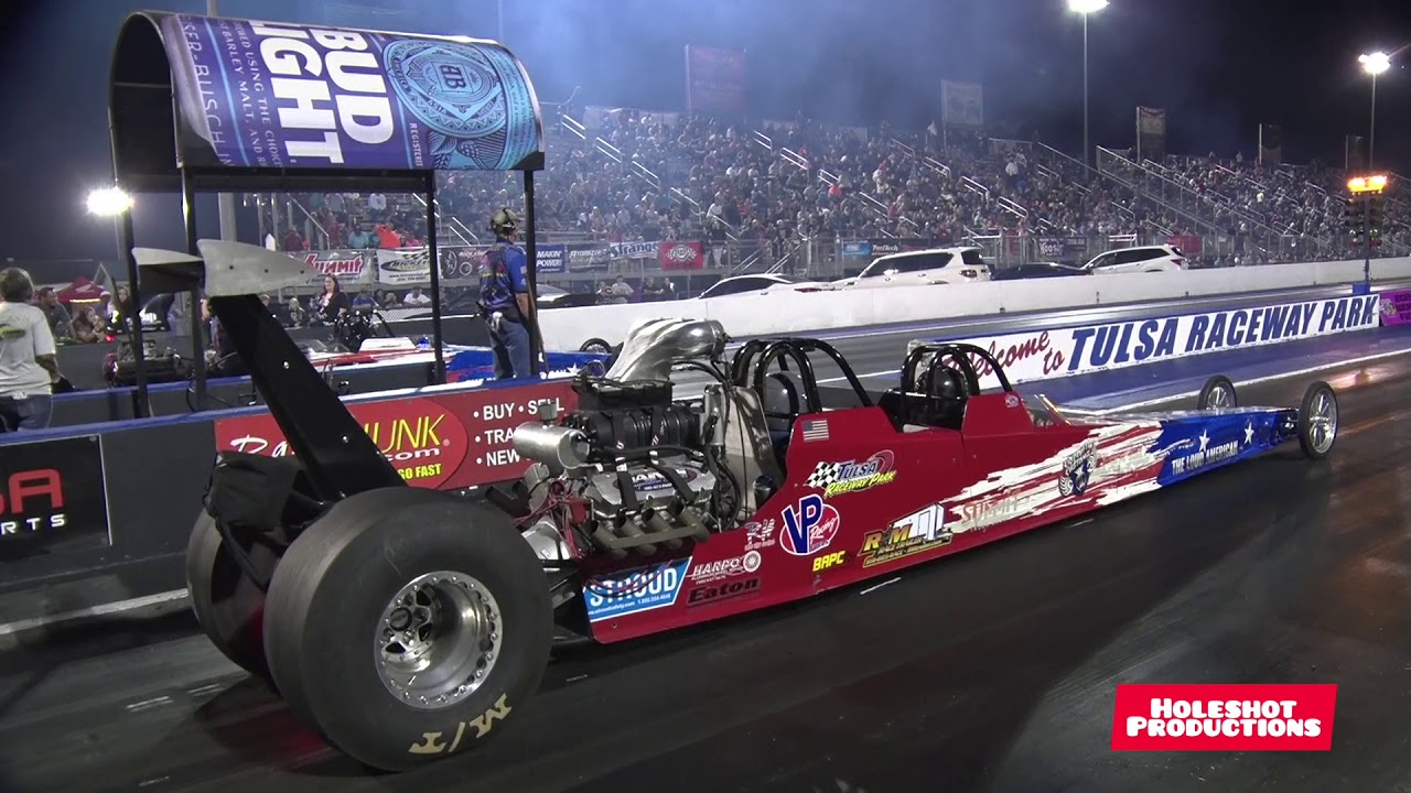 2 Seat & 3 Seat Dragster run side by side at Tulsa Raceway Park. - YouTube