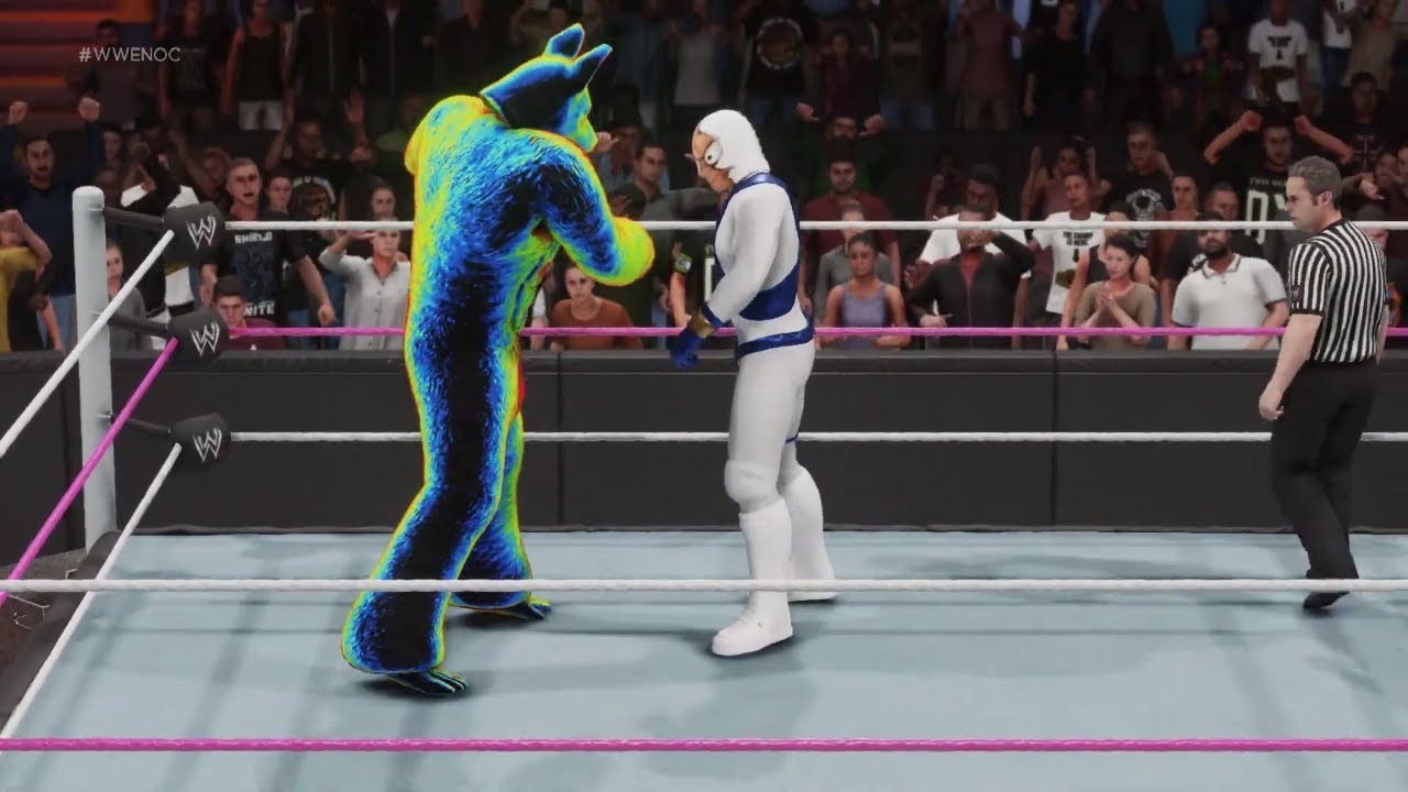 WWE 2k19 Big Dog vs. Earthworm - YouTube