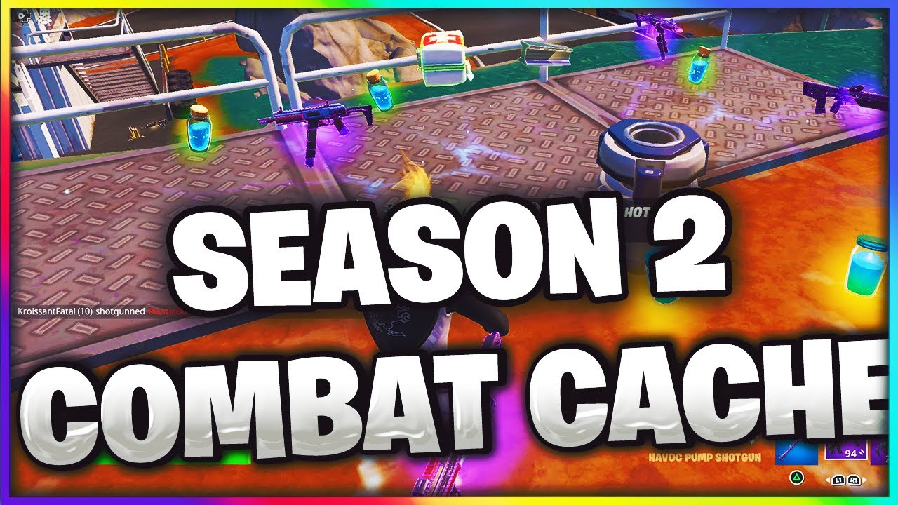 NEW COMBAT CACHE LOCATIONS IN FORTNITE - YouTube