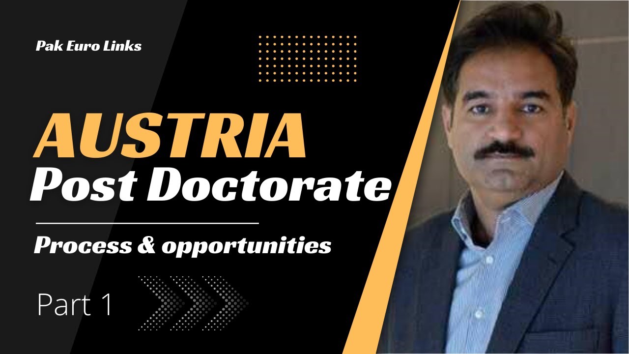 How to find post doctorate opportunities in Austria | Dr. Qamar Ali ...
