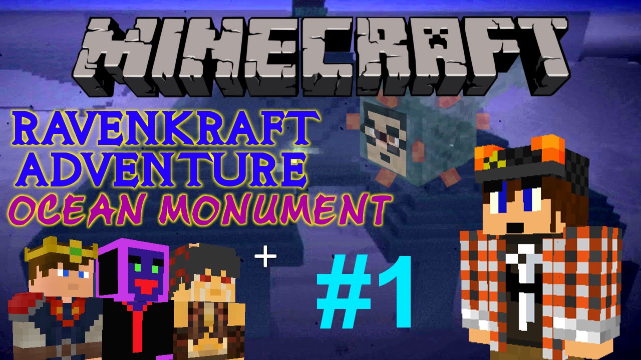 Ryan plays Minecraft! Ravenkraft Adventure: Ocean Monument! Part 1 ...