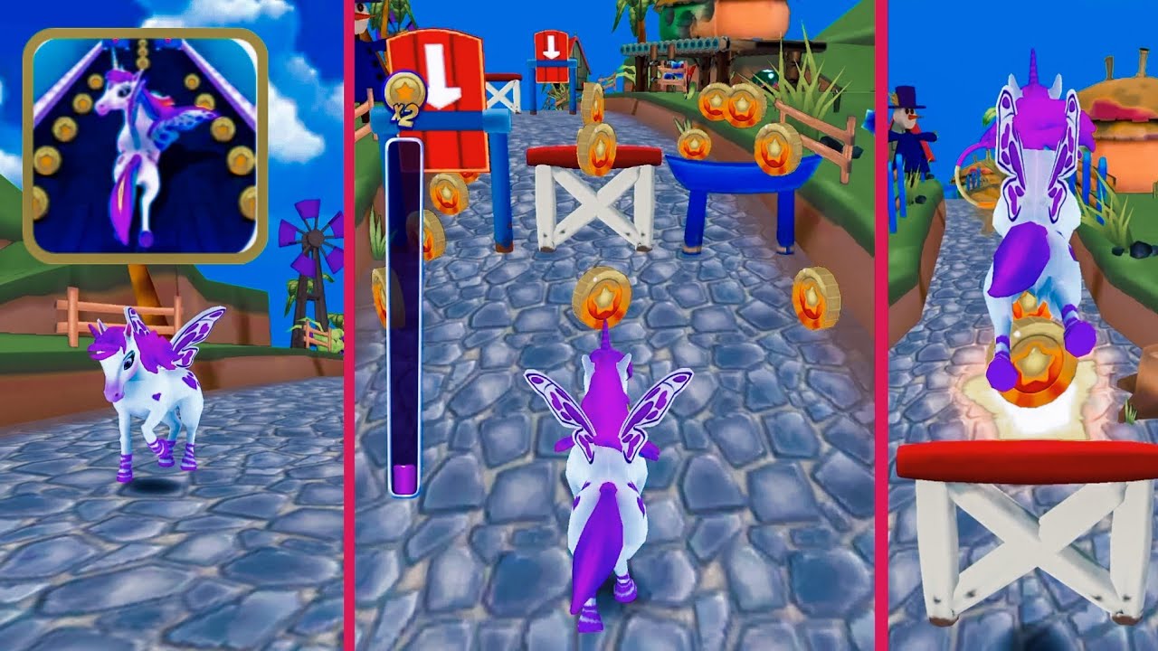Magical Pony Run - Unicorn Runner Game Play || All Android iOS Game ...