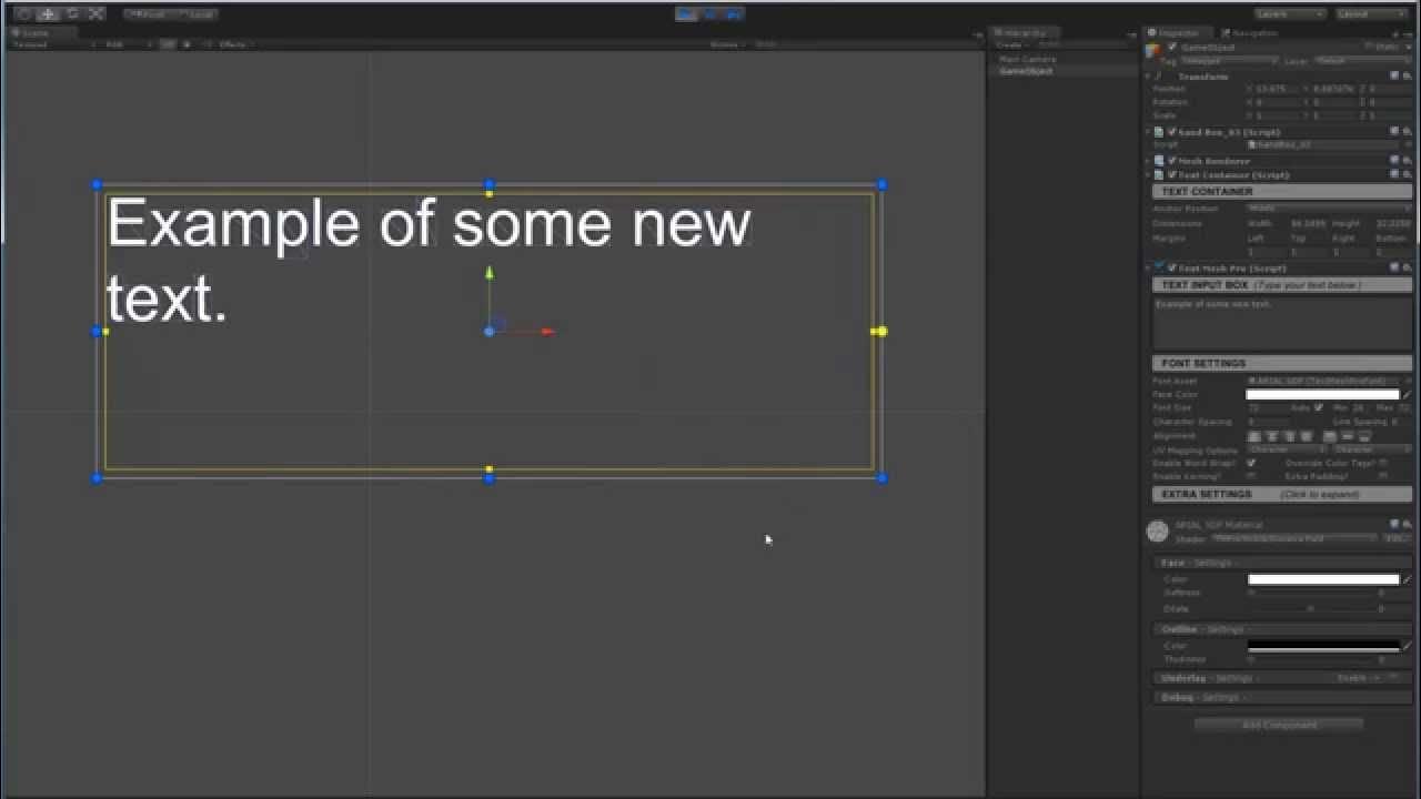 Text Mesh Pro - Text Container Preview - YouTube