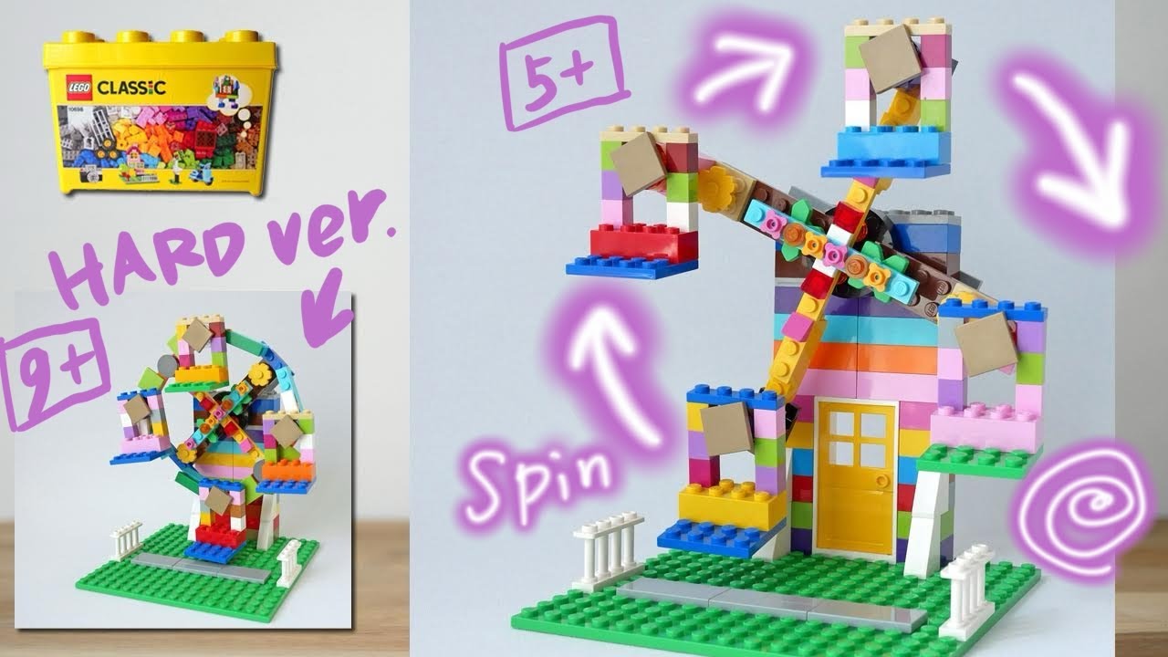 Ferris wheel : easy ver. LEGO Classic 10698 (Alternate) How to build ...