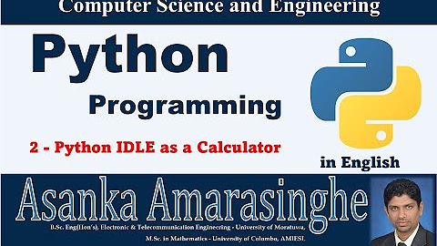 Python Programming (English /Sinhala) - YouTube