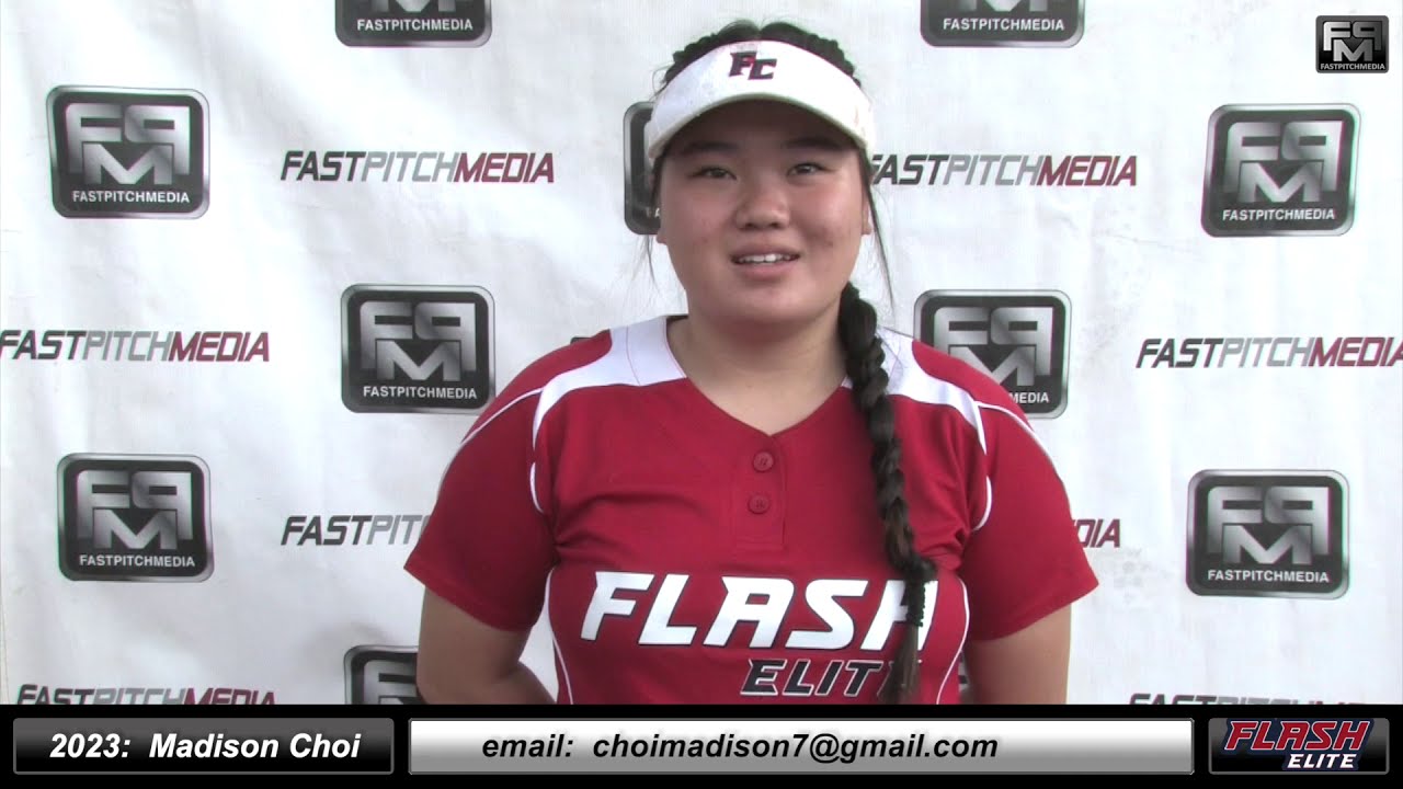 2023 Madison Choi 4.0 GPA - Third Base Softball Skills Video - Flash ...