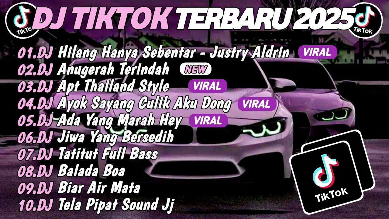 DJ TIKTOK TERBARU 2025 SLOW BASS 🎵DJ HILANG HANYA SEBENTAR - JUSTY ...