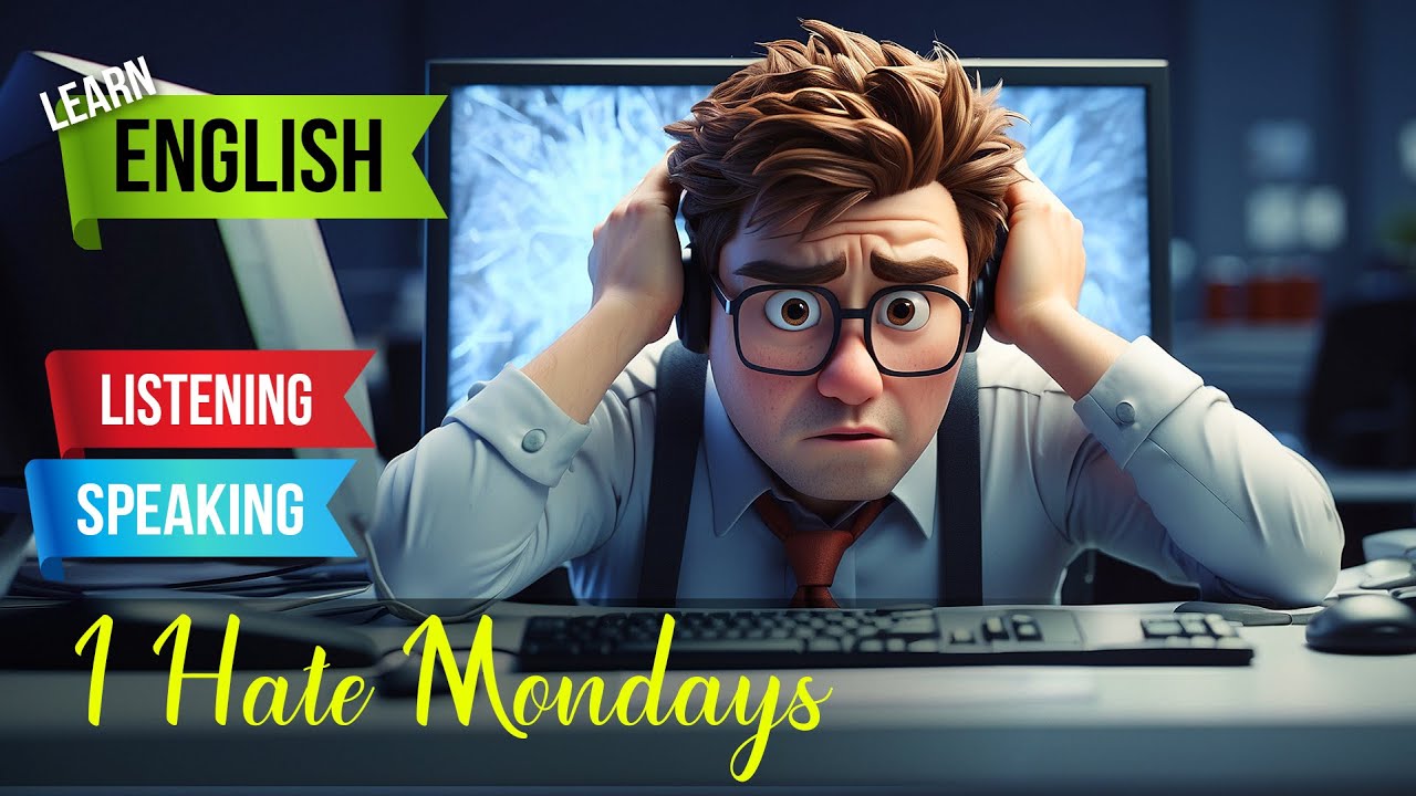 I Hate Mondays | English Listening Skills - Speaking Skills | Monday ...