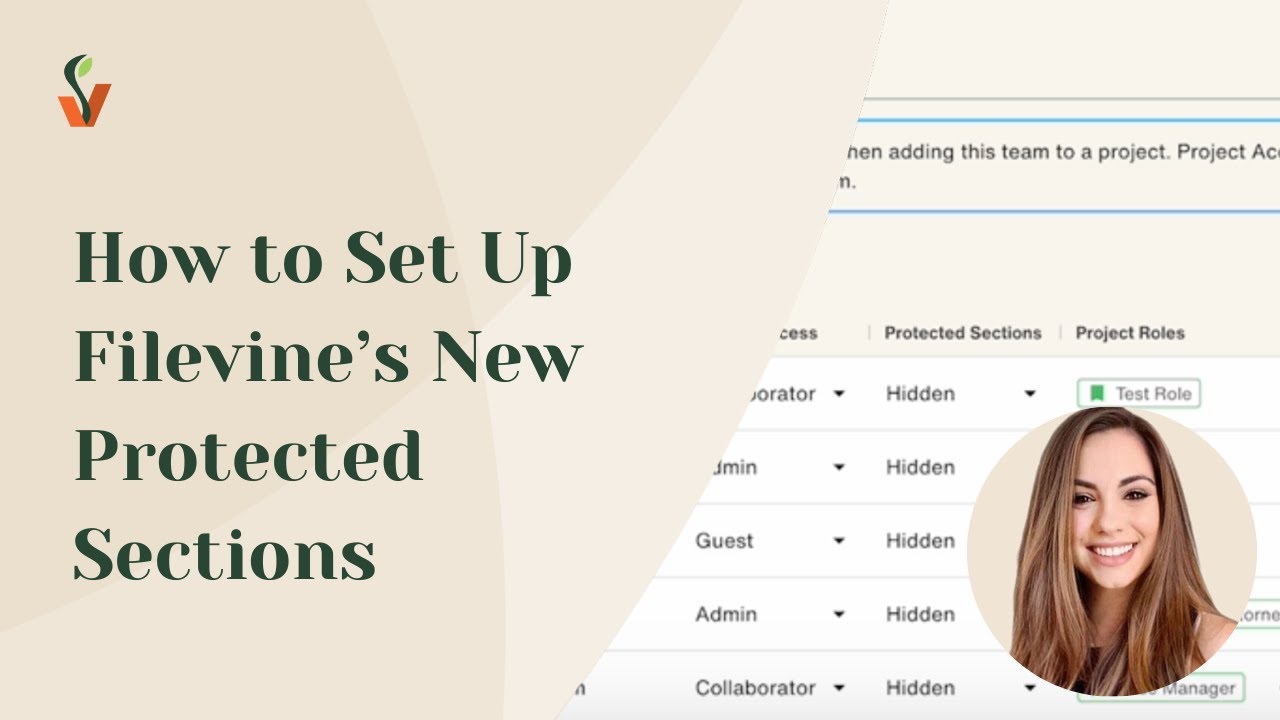 How to Set Up Filevine's New Protected Sections - YouTube