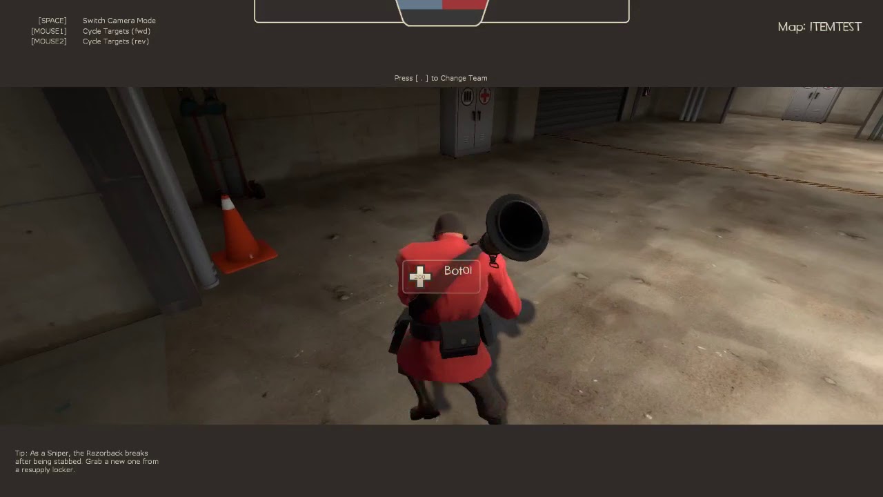 basic bot movement in tf2 (with attacking and jumping) - YouTube