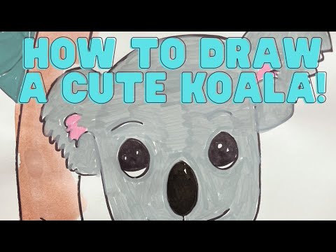 How to draw a CUTE 🐨 Koala | art for kids - YouTube