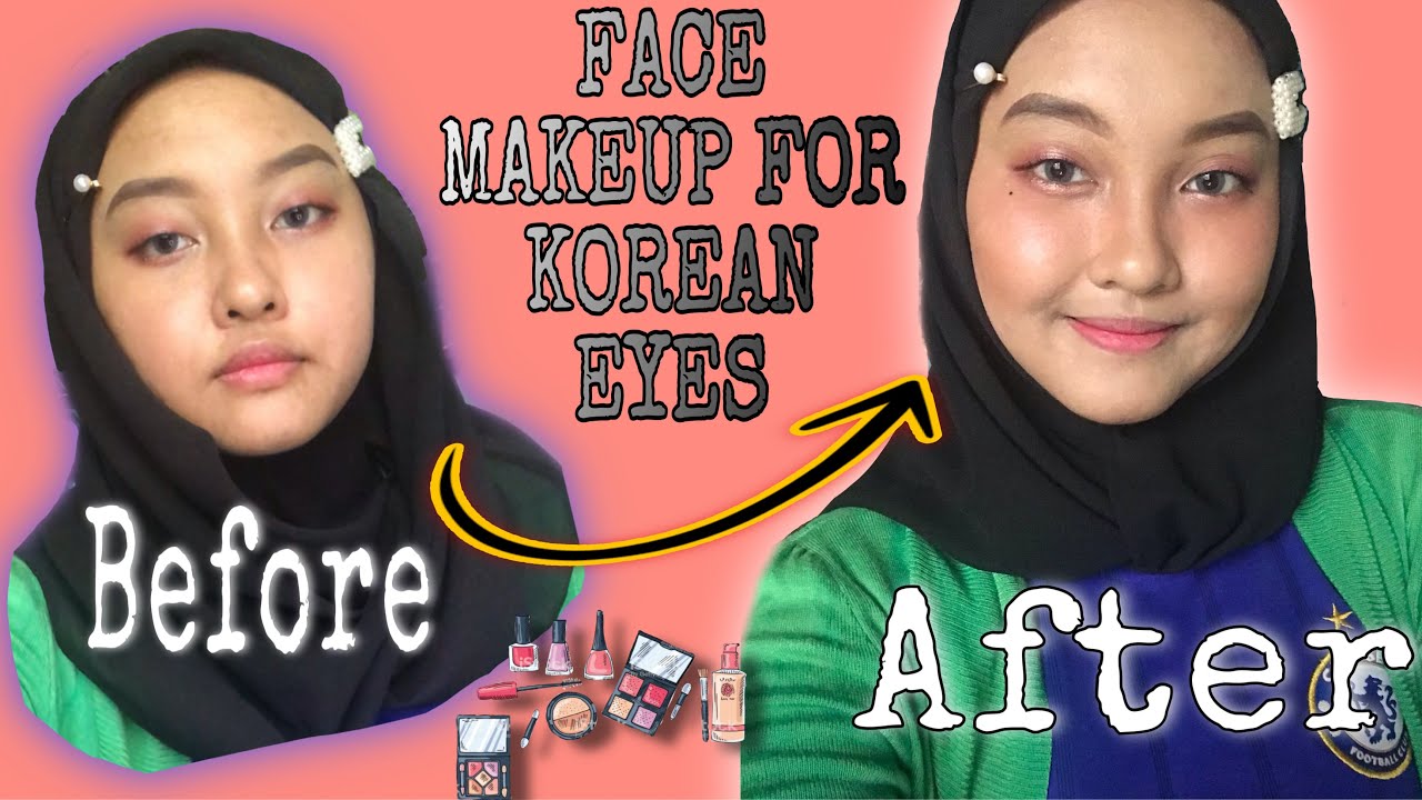 Face Makeup tutorial | tips for korean look makeup eyes - YouTube