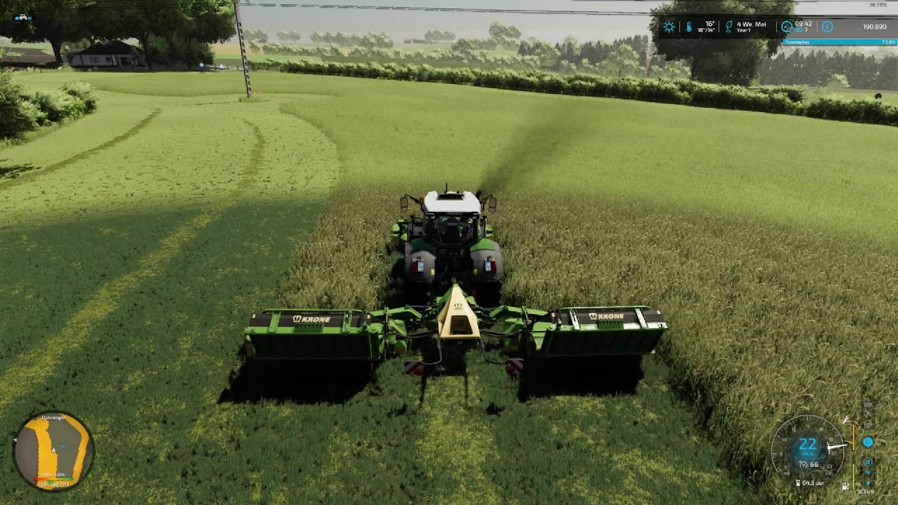 FS22 TerraLife Eifel /more grass /Eps4 - YouTube