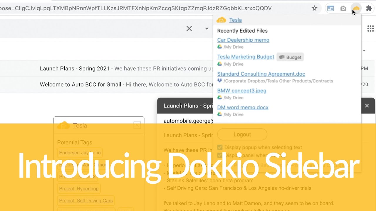 Introducing Dokkio Sidebar - YouTube