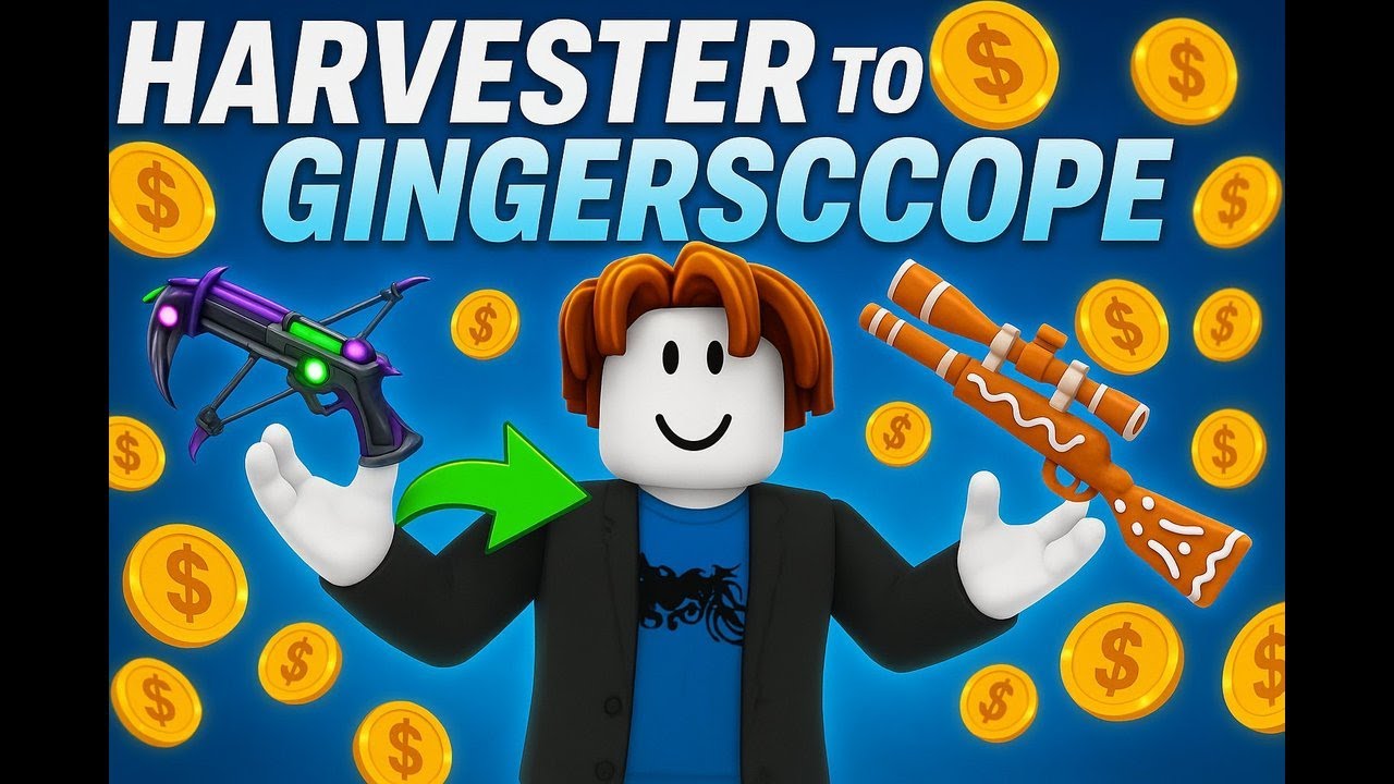 MM2 Harvester TO Gingerscope Challenge! (BloxyBet) - YouTube