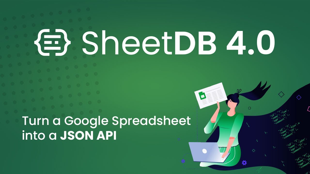 SheetDB 4 0 Supercharge Your Google Spreadsheets YouTube SheetDB 4 0 Supercharge Your Google Spreadsheets YouTube