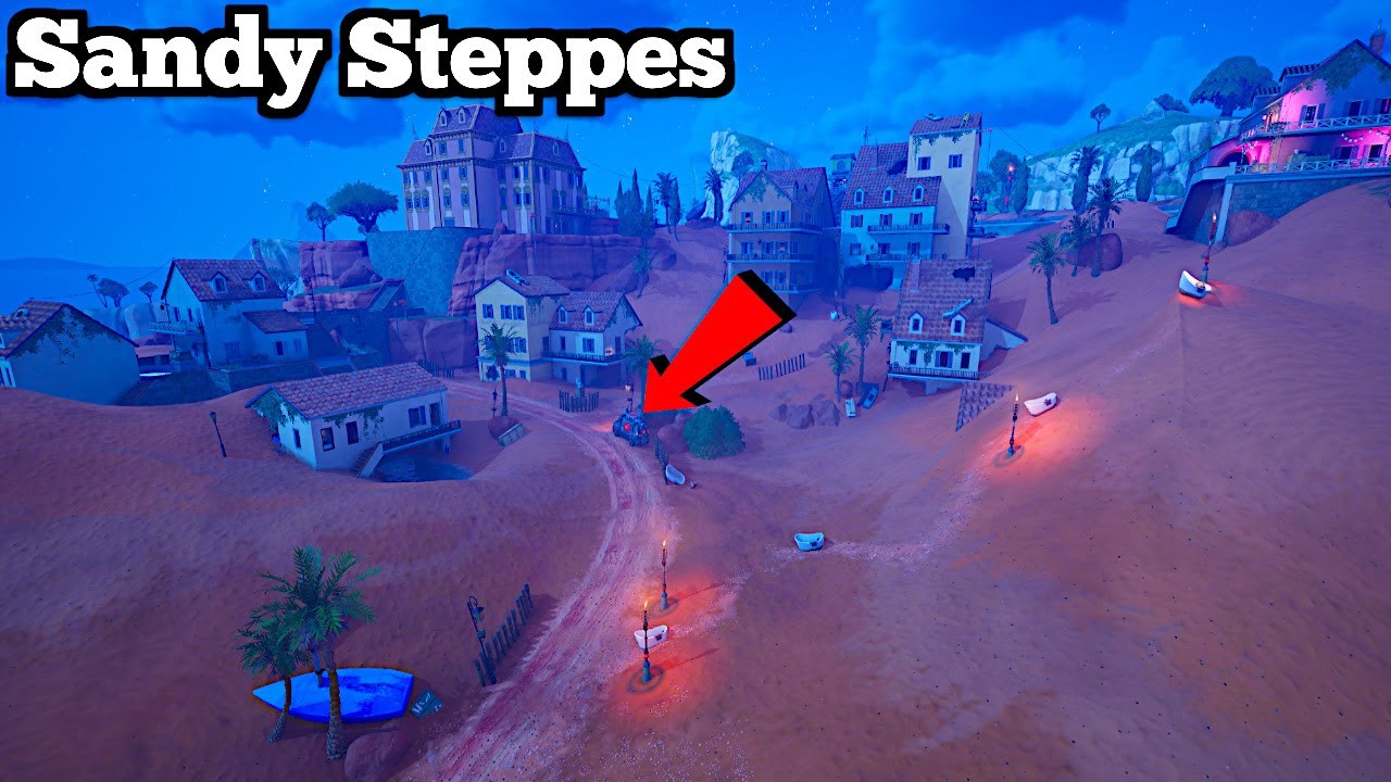 *NEW* Sandy Steppes Location Gameplay - Fortnite Looting Guide - YouTube