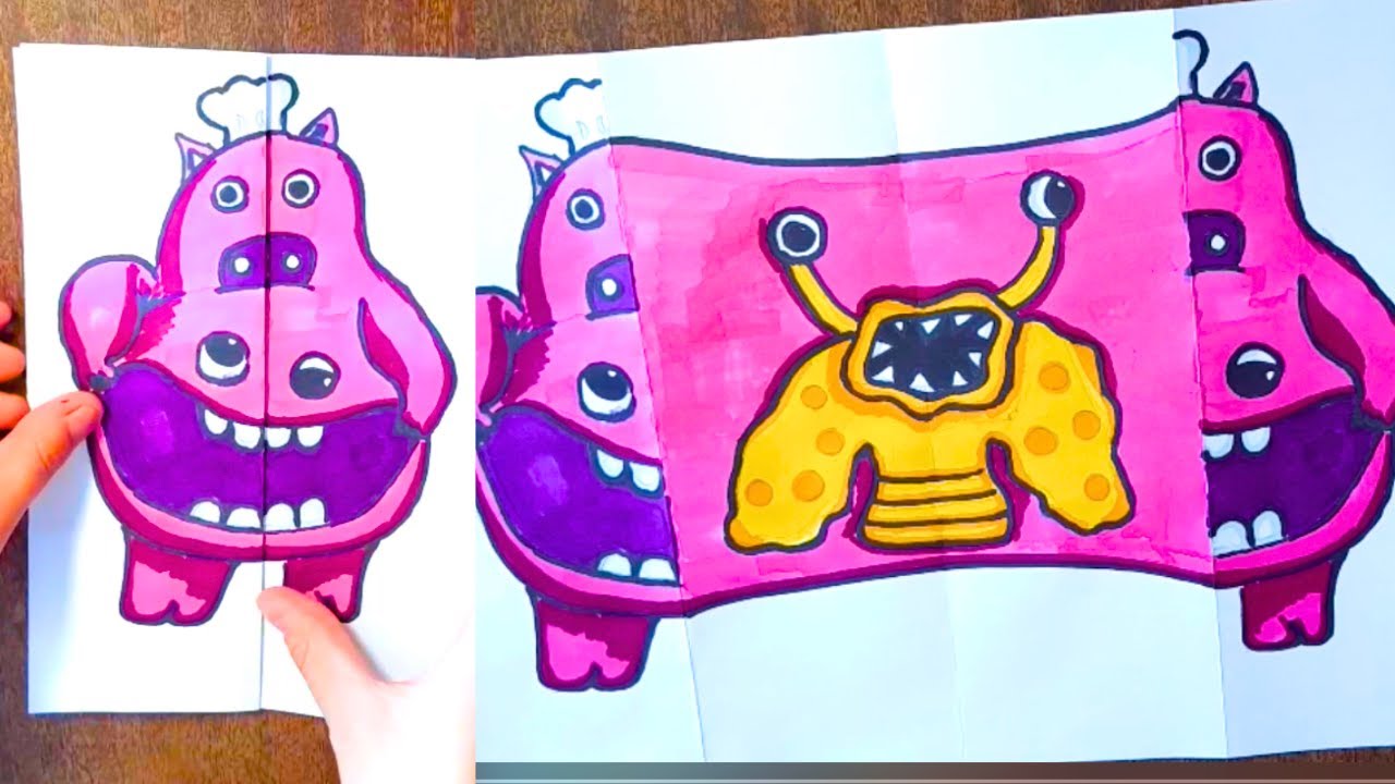Drawing Monsters Garten Of Banban 3 Pig - YouTube