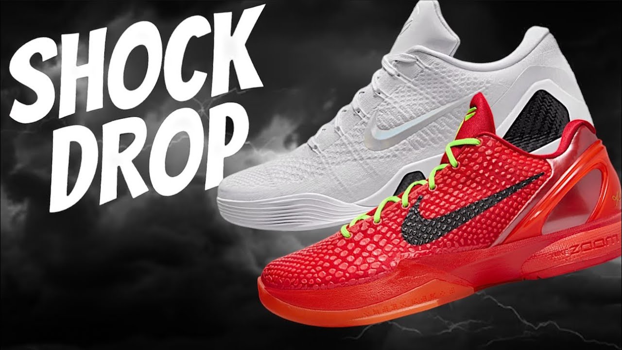 SHOCK DROP SNKRS PASS KOBE REVERSE GRINCH & KOBE 9 HALO!!! - YouTube